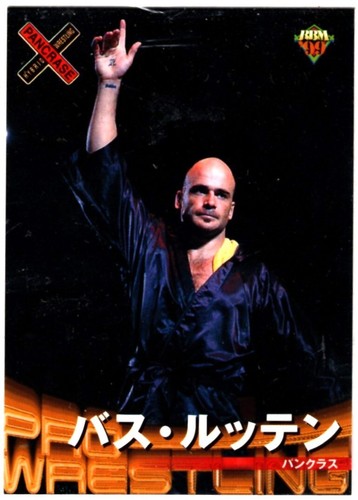 BAS RUTTEN - 1999 BBM Japanese Pancrase Hybrid Wrestling Card #113 (NM ...