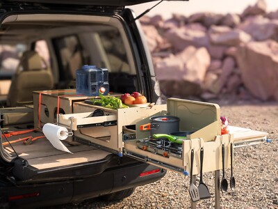 XK Overland Kitchen Box WD711 All-in-One Camping with Washing, Chopping ...