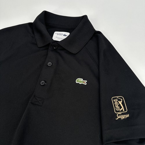 Lacoste Sport Polo Shirt Women’s Small TPC Sawgrass FR 3 Black Ultra ...