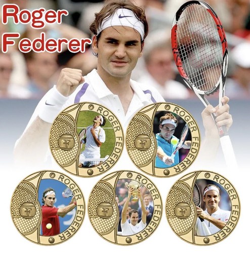 Roger Federer 5x Gold Coins Box Set Tennis King of Tennis | eBay