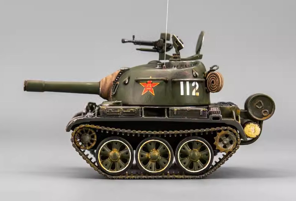 Type 59 main battle tank with 3 pairs wheels or 5 pairs wheels 3D ...