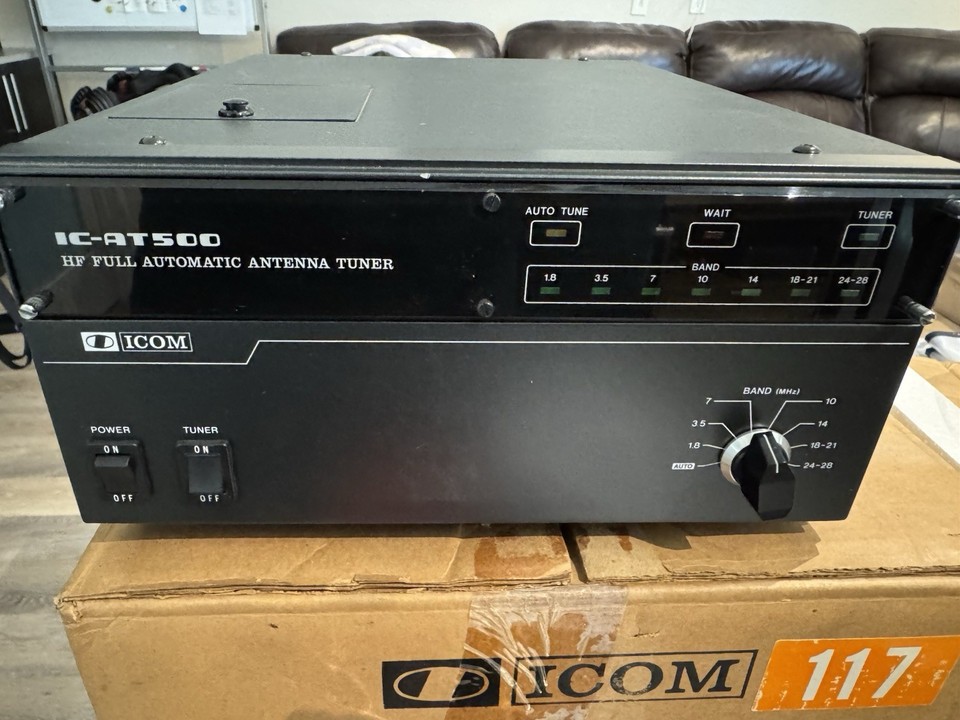 ICOM IC-2KL 500W Solid State Linear Amplifier w/ Matching Power Supply ...