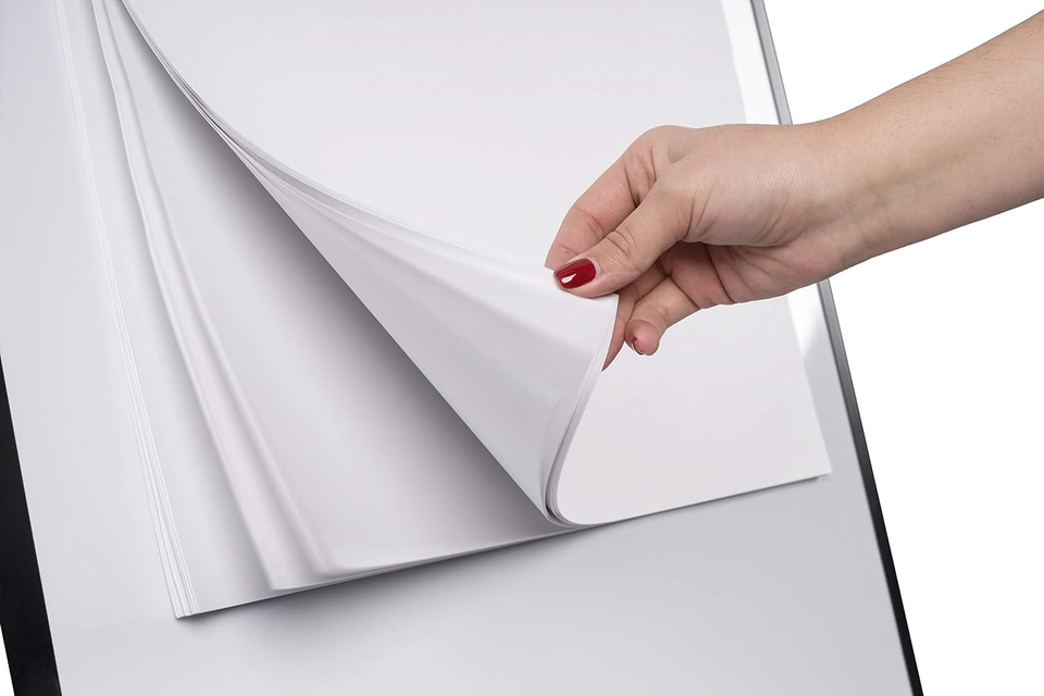Boardsplus Plain Flipchart Pad, A1 (58,5 X 81 Cm), 60 Gr/Sqm Paper, 20 ...