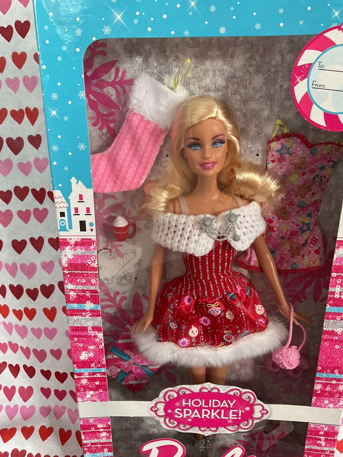 Holiday Sparkle Barbie Doll 2011 Target Mattel X4855 NRFB for sale ...