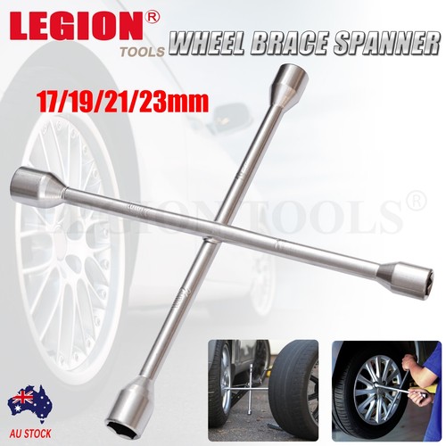 4 Way Wheel Brace Spanner Car Tyre Cross Nut Wrench Cross Rim 17/19/21 ...