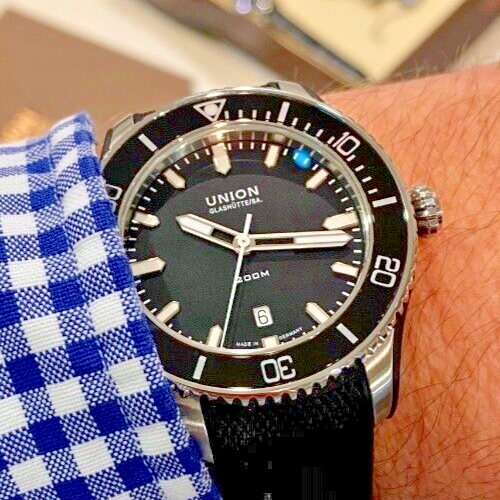 UNION GLASHÜTTE Belisar Date Sport black dial Ref. D009.907.11.057.00 ...