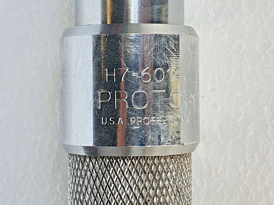 PROTO H7-6014C Torque Wrench, Use Interchangeable Head, 1/2" Drive, 50 ...