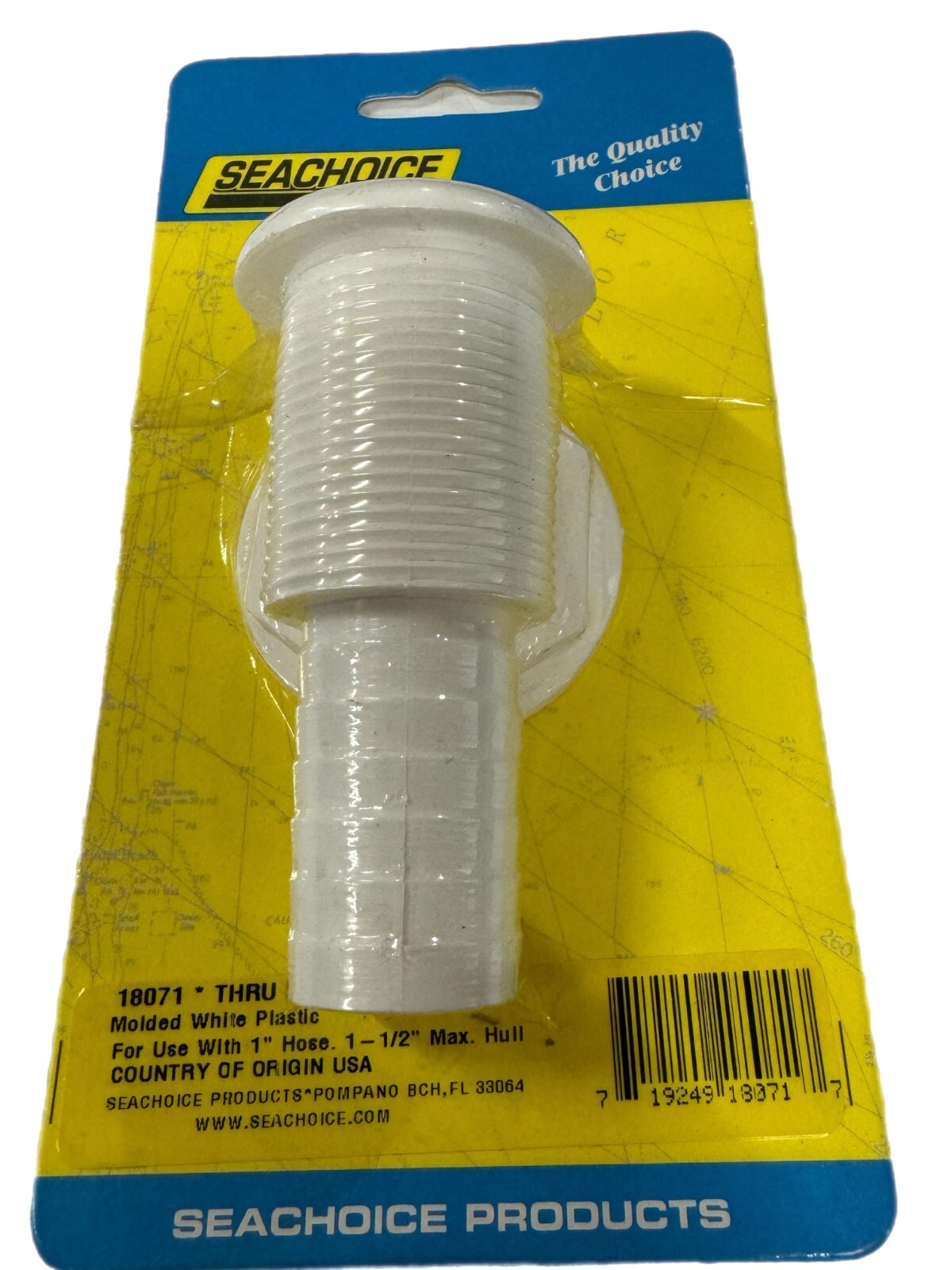 Seachoice 1" Plastic Thru Hull Connector 18071 | eBay
