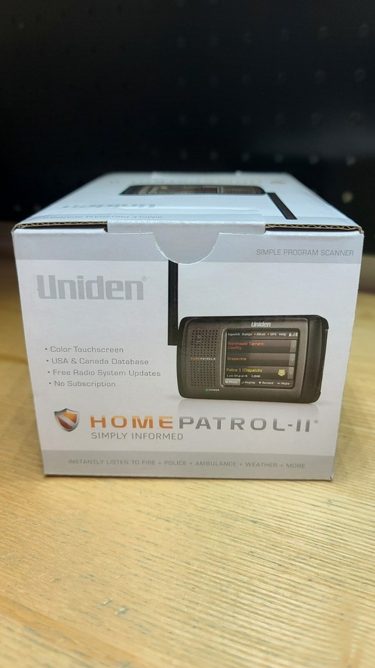 Uniden Home Patrol II Digital Police Scanner Self Program APCO P25 ...