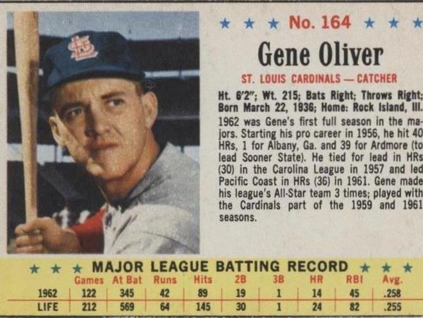 1963 Post - #164 Gene Oliver for sale online | eBay