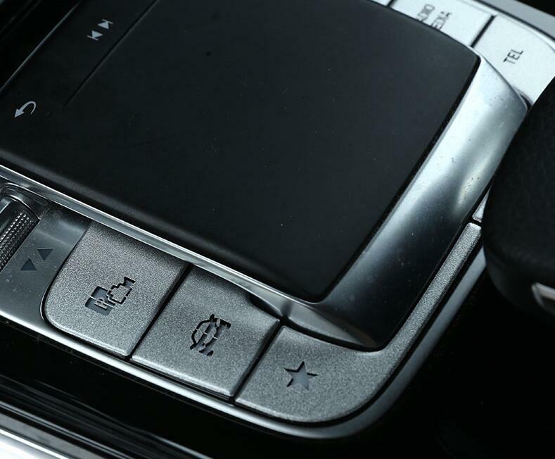 For Benz A-Class 2019-2023 Silver Aluminum Central Console Function ...