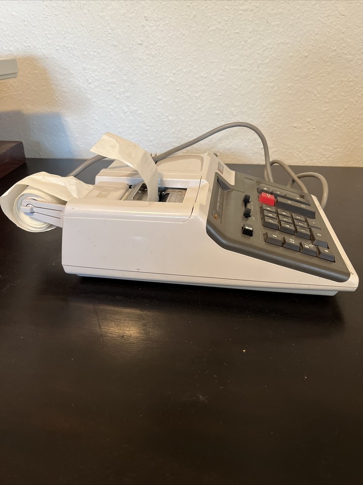 Vintage Sharp Compet CS-2051 Desk Calculator RARE Powers On. Functions ...