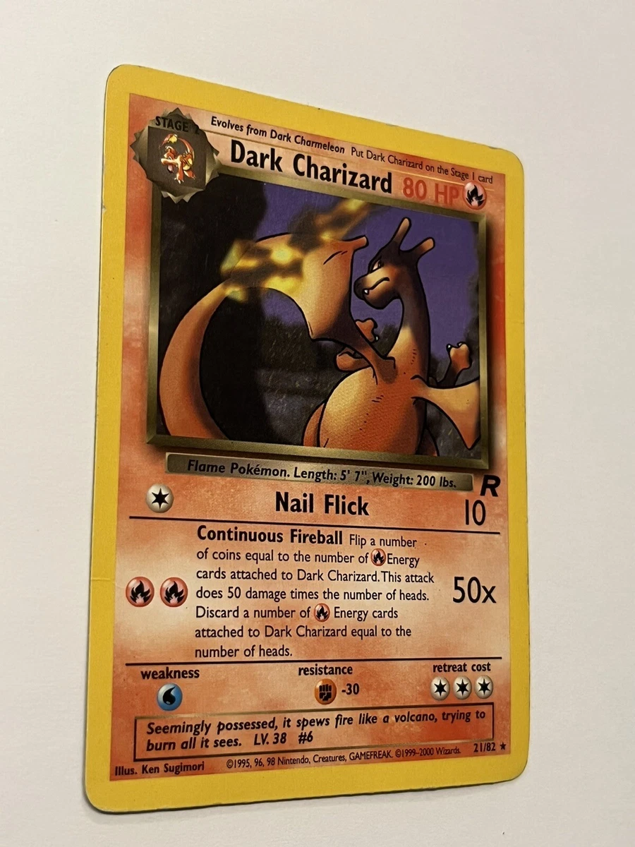Pokemon Dark Charizard Card