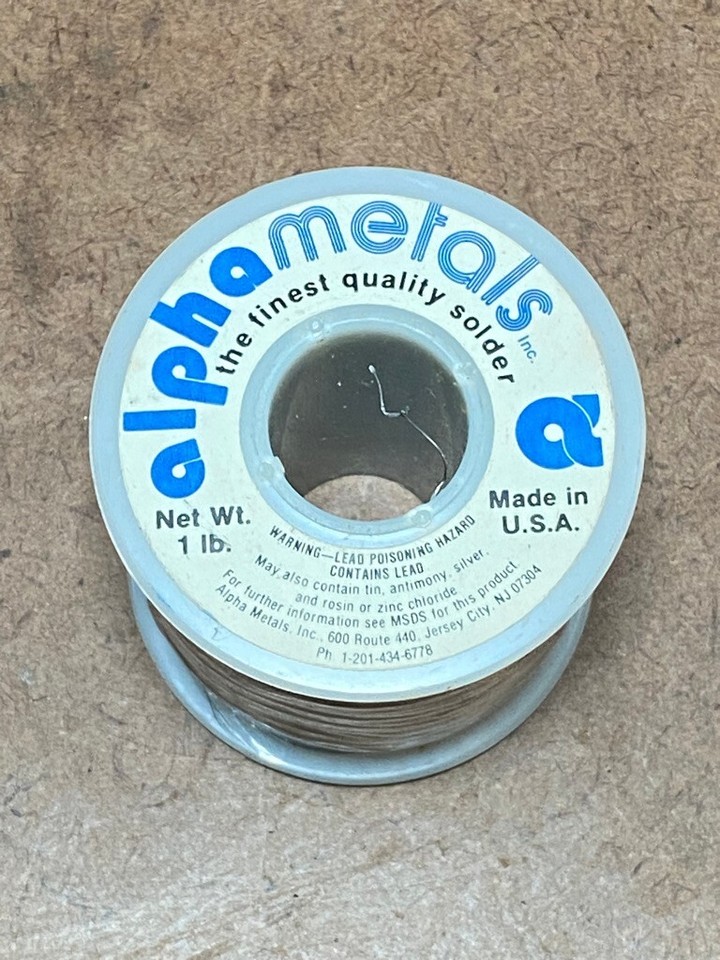 Alpha Telecore Plus Solder Wire P2 1Lb 63Sn/37Pb Spool .010" | eBay