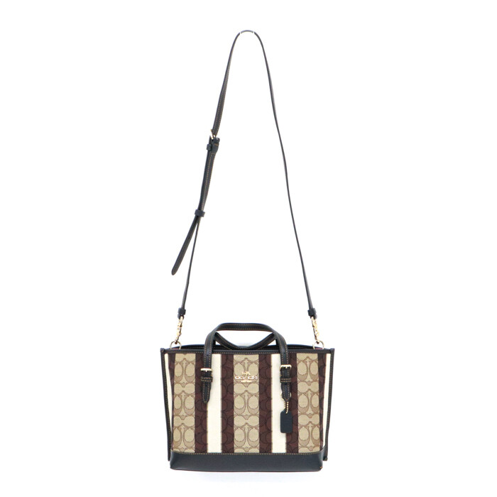 Coach COACH Molly Tote 25 Signature Jacquard With Str… - Gem