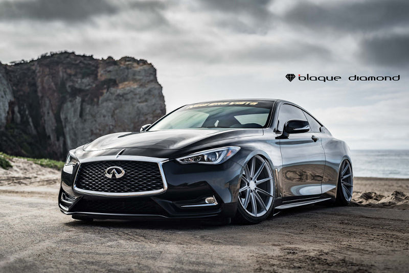 BLAQUE DIAMOND 24" BD11 CONCAVE SILVER WHEELS RIMS FITS INFINITI FX35 ...