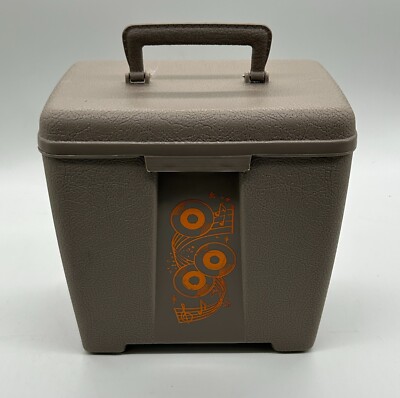 Vintage Gray Lustro-Ware 45 7" Vinyl Record Carrying Case Box | eBay