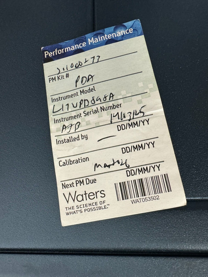 Waters Acquity H-Class UPLC System QDa PDA Detector Solaris Generator ...