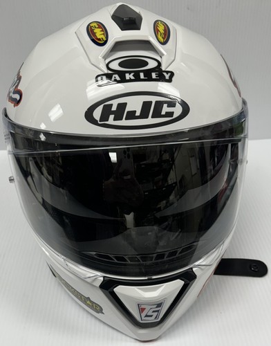 HJC Motorcycle Helmet White 3XL Modular Flip - Sena Bluetooth Headset ...