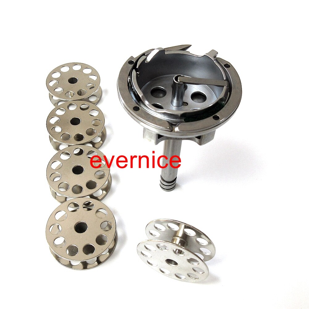 Large Rotary Hook #265093 265361+5 Bobbins For Singer 144W 145W Consew ...