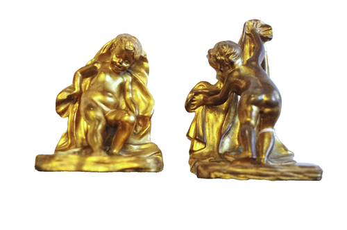 ⭐ Sterling Bronze Company New York Solid Bronze Bookends OFFERS WELCOME ...