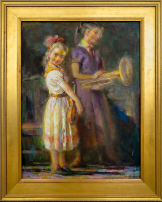 "Small Band" Original Oil on Canvas by Kwan Wu | eBay UK