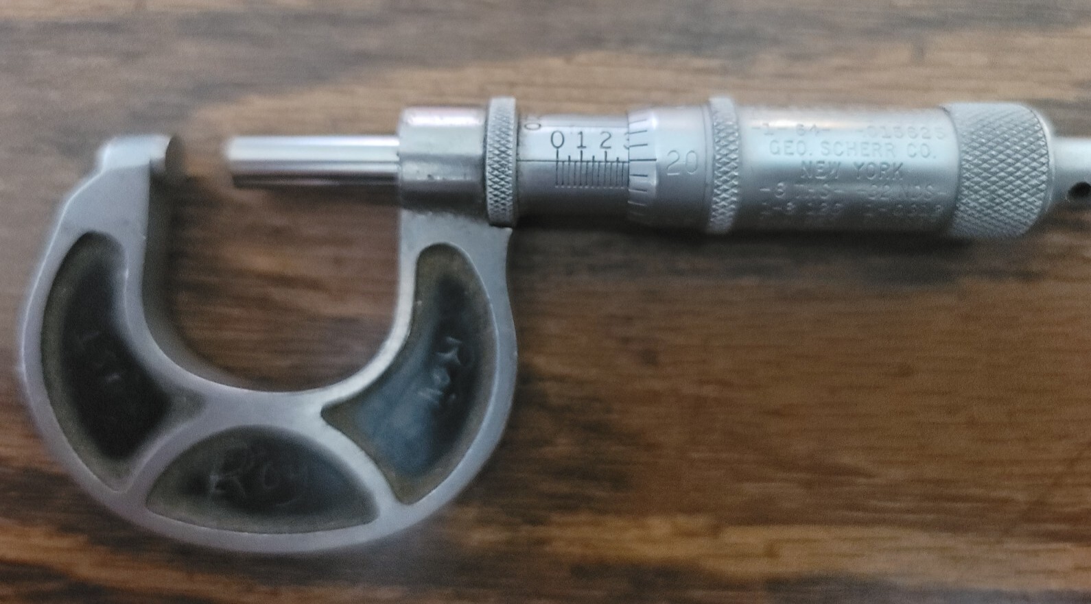 Vintage Geo Scherr Co. 0-1” Micrometer .0001" | eBay