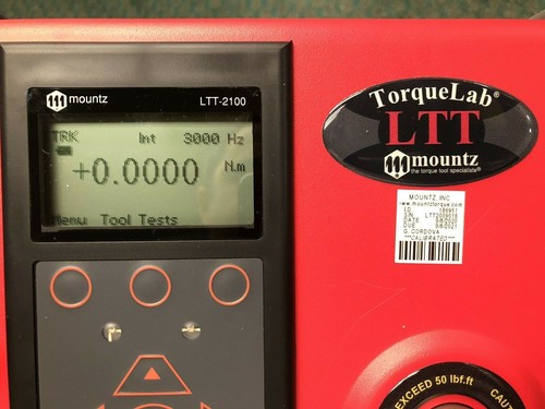 New Mountz LTT-2100, 50F Torque Lab Analyzer 5LBF.FT MIN 50LBF.FT MAX ...
