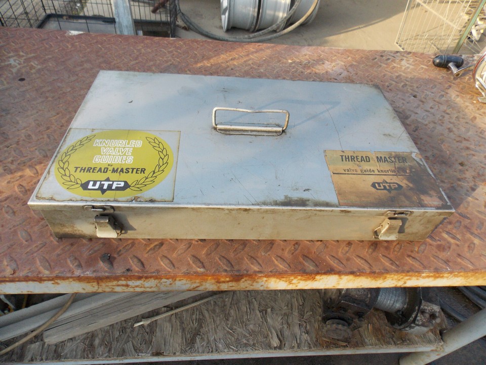 UTP KNURLED VALVE GUIDE KNURLING TOOLS has 11/32, 3/8, 7/16 + REAMERS ...