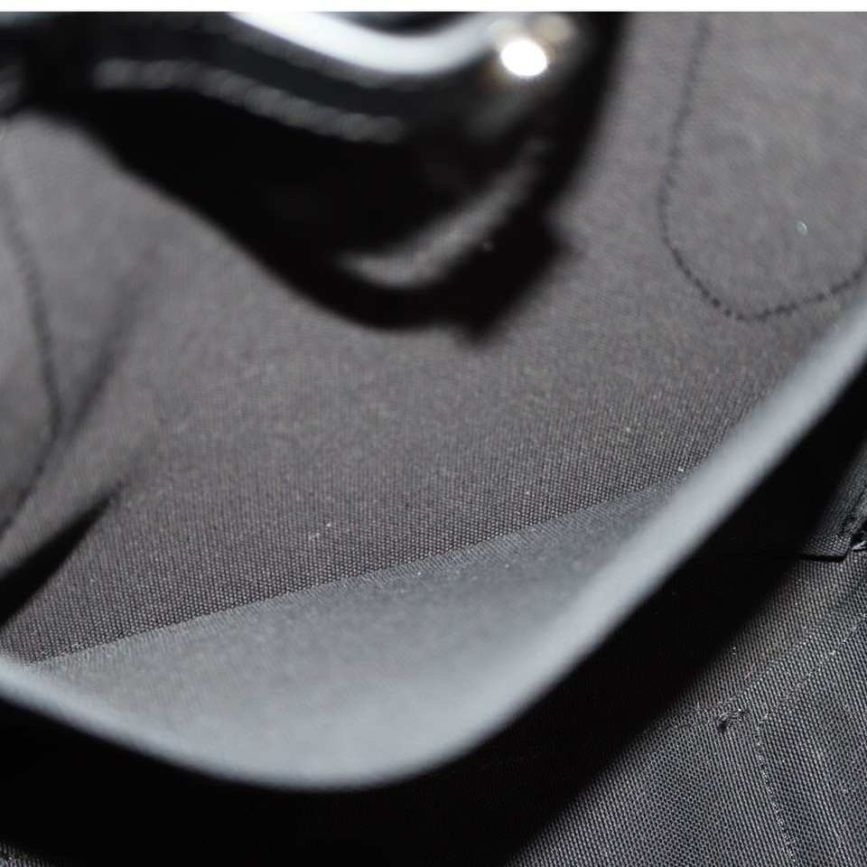 Christian Louboutin 2WAY Tote Bag 3215121 Flange Bus Black Leather ...