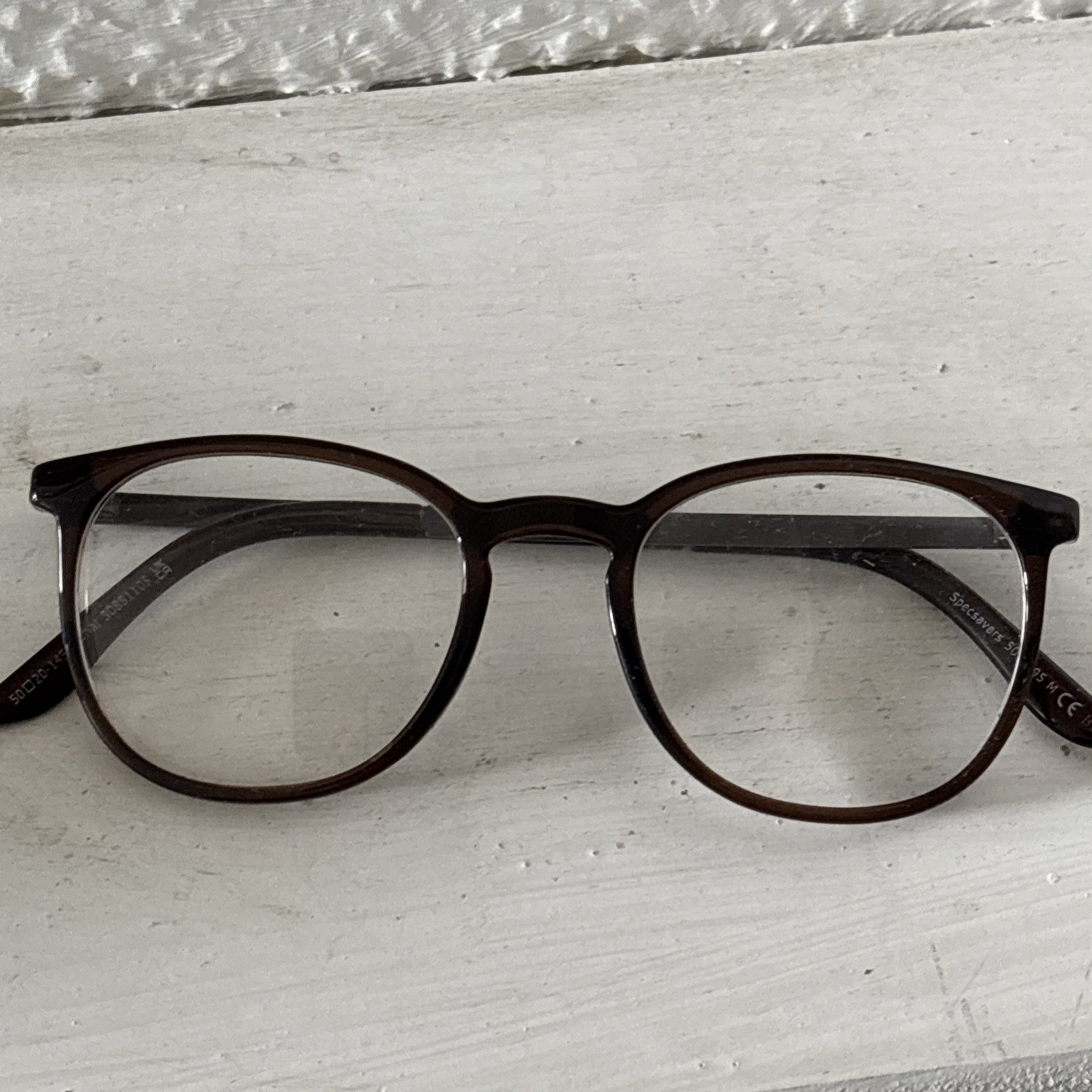 Specsavers Cathal Black Brown Glasses Round Frames 30881105 50 20 145 | eBay UK
