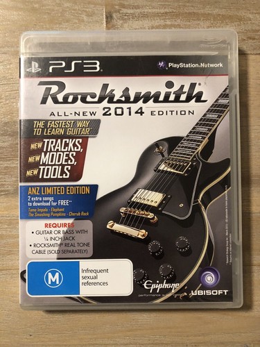 Rocksmith 2014 Edition PlayStation 3 PS3 - PAL - VGC - Complete - Free ...