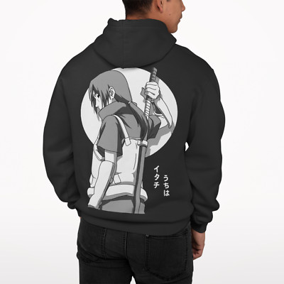 Kapuzenjacke Herren Itachi Ushia Sharingan Hoodie Anime Streetwear ...
