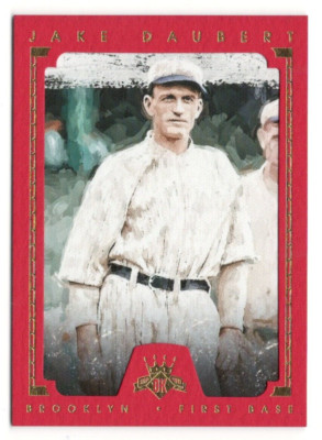 Jake Daubert 2016 Diamond Kings Framed Red /99 #39 Parallel Card | eBay