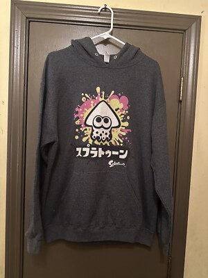 Nintendo Splatoon Promo Hoodie Sz L | eBay