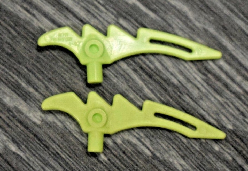 Lego 98141 Crescent Bladed Weapon Serrated with Bar Select Colour x2 ...