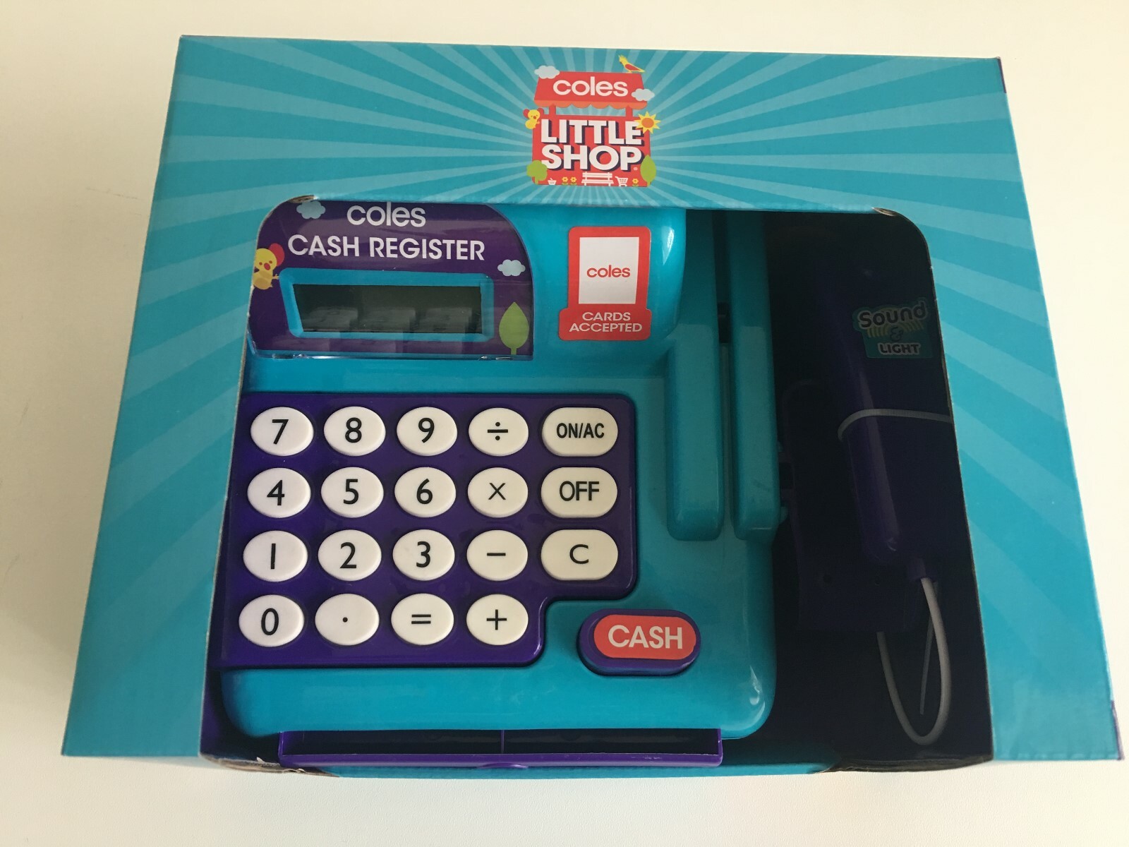 Coles little shop 2 mini collectables cash register, truck, shopping ...