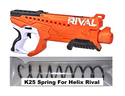 K25 Spring For Rival Helix XXI-2000 Blaster High Power Mod Upgrade Toy ...