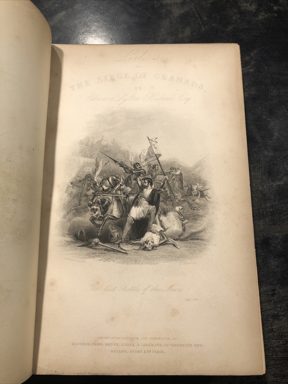 Leila Or The Siege Of Granada by Edward Lytton Bulwer 1838 Leonard B ...