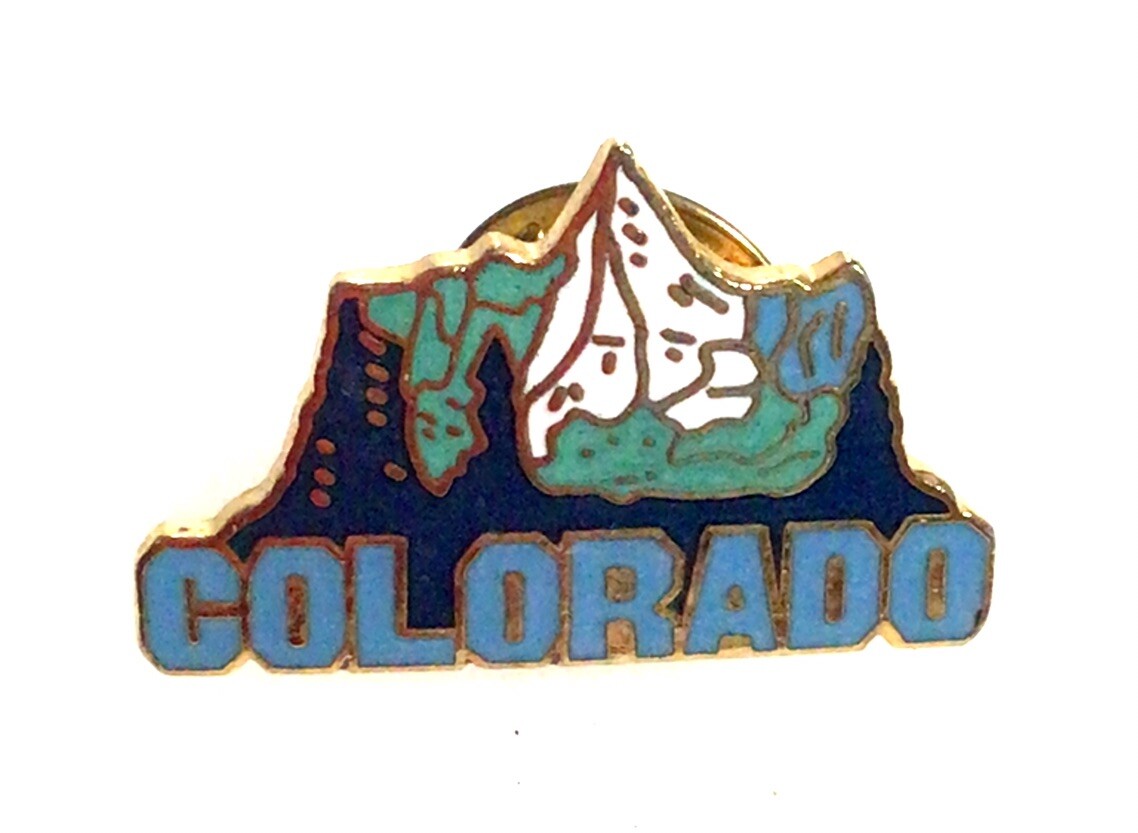 Colorado Mountains Lapel Cap Travel Pin J6 | eBay