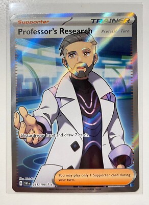 Professor's Research 241/198 Scarlet & Violet Full Art Rare Pokemon ...