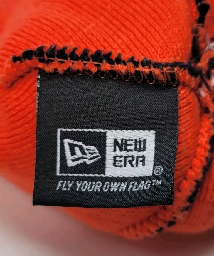 New Era NCAA Football Syracuse Orange Knit Beanie Pom Cap Cotton ...