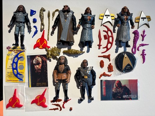 HUGE Playmates STAR TREK Vintage 7 pc Figure + Custom Lot - KLINGON ...