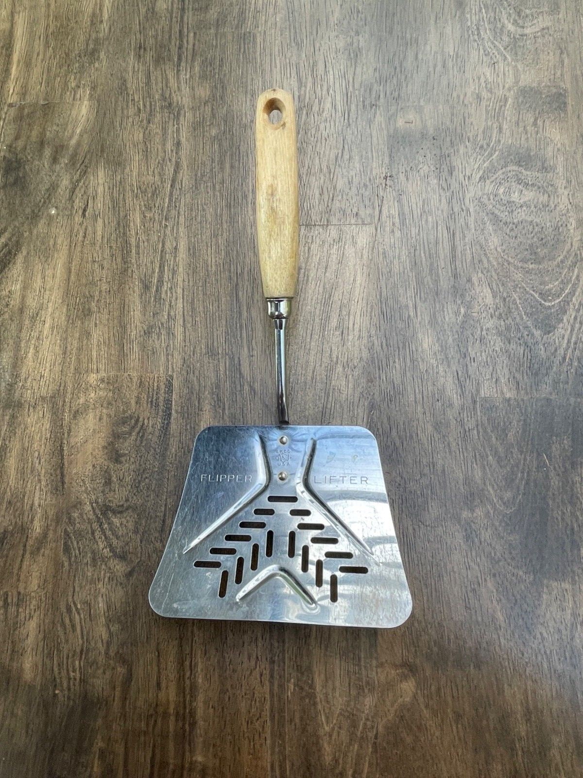 Vintage Ekco A&J Flipper Lifter Curved Spatula Chrome Plated Turner ...