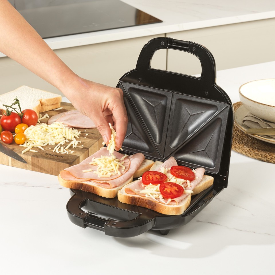 Salter Sandwich Toaster Toastie Maker Machine Handbag Style Rose Gold ...