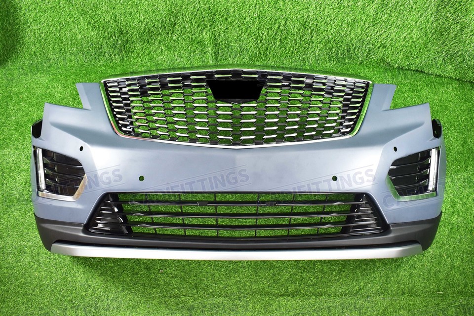 Complete Front Bumper Cover Grille Assembly Kit For 2020-2023 Cadillac ...