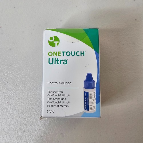OneTouch Ultra Control Solution 1 Vial Exp 02/2026 Glucose Meter Test ...
