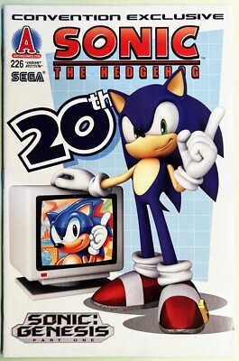 SONIC The HEDGEHOG Comic Book 226 San Diego Comic Con Convention Ex ...