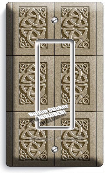 CELTIC KNOT IRISH SPIRITUAL SYMBOL LIGHT SWITCH OUTLET WALL PLATE ROOM ...