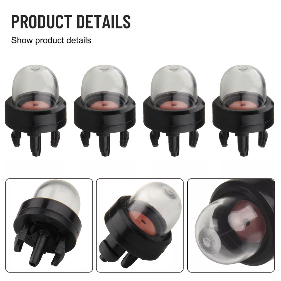 4Pcs For Ryobi Chainsaw Primer Bulb RY3714 RY3716 RY3818 300780002 ...